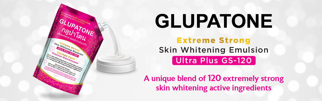 Glupatone Extreme Strong Skin Whitening Emulsion Ultra Plus GS-120 ...