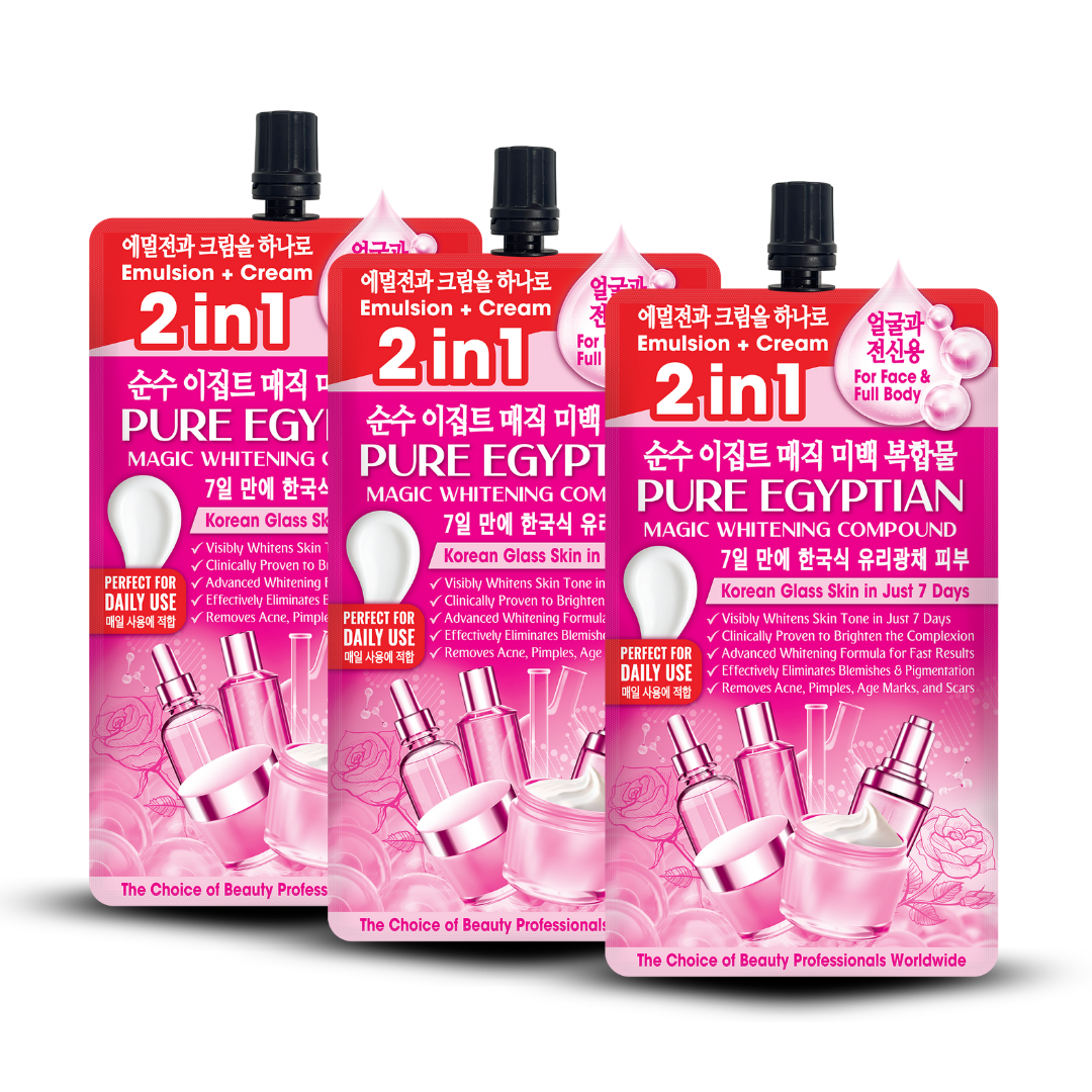 Pure Egyptian Magic Whitening Compound 50gm (Pack of 03) – ICS Brands