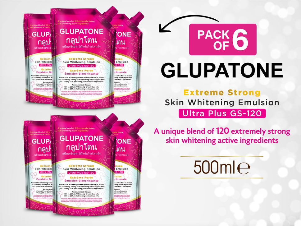 Glupatone Extreme Strong Skin Whitening Emulsion Ultra Plus GS-120 ...