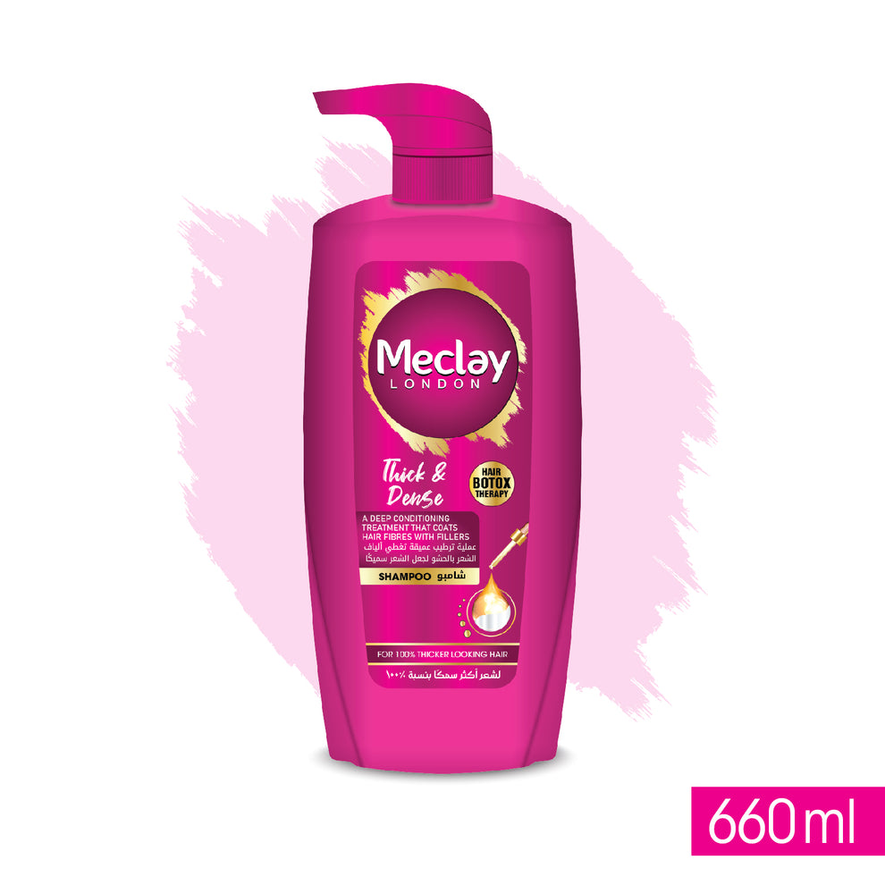 Meclay London Thick & Dense Shampoo 660ML | Hair Botox Therapy – ICS Brands