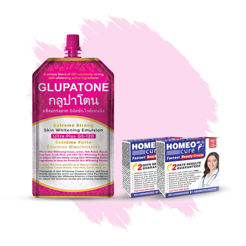 Glupatone Extreme Strong Skin Whitening Emulsion Ultra Plus GS-120 ...